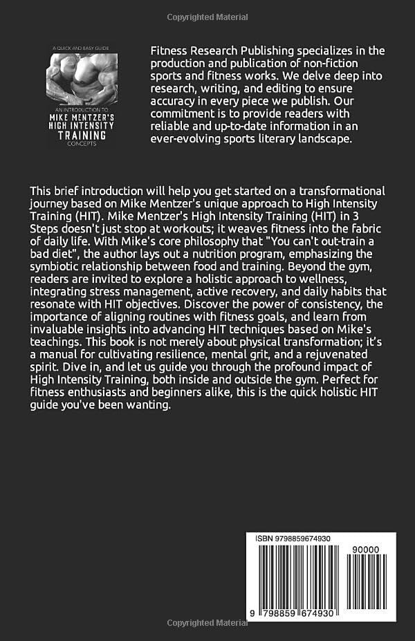 Snapklik.com : Mike Mentzers High Intensity Training