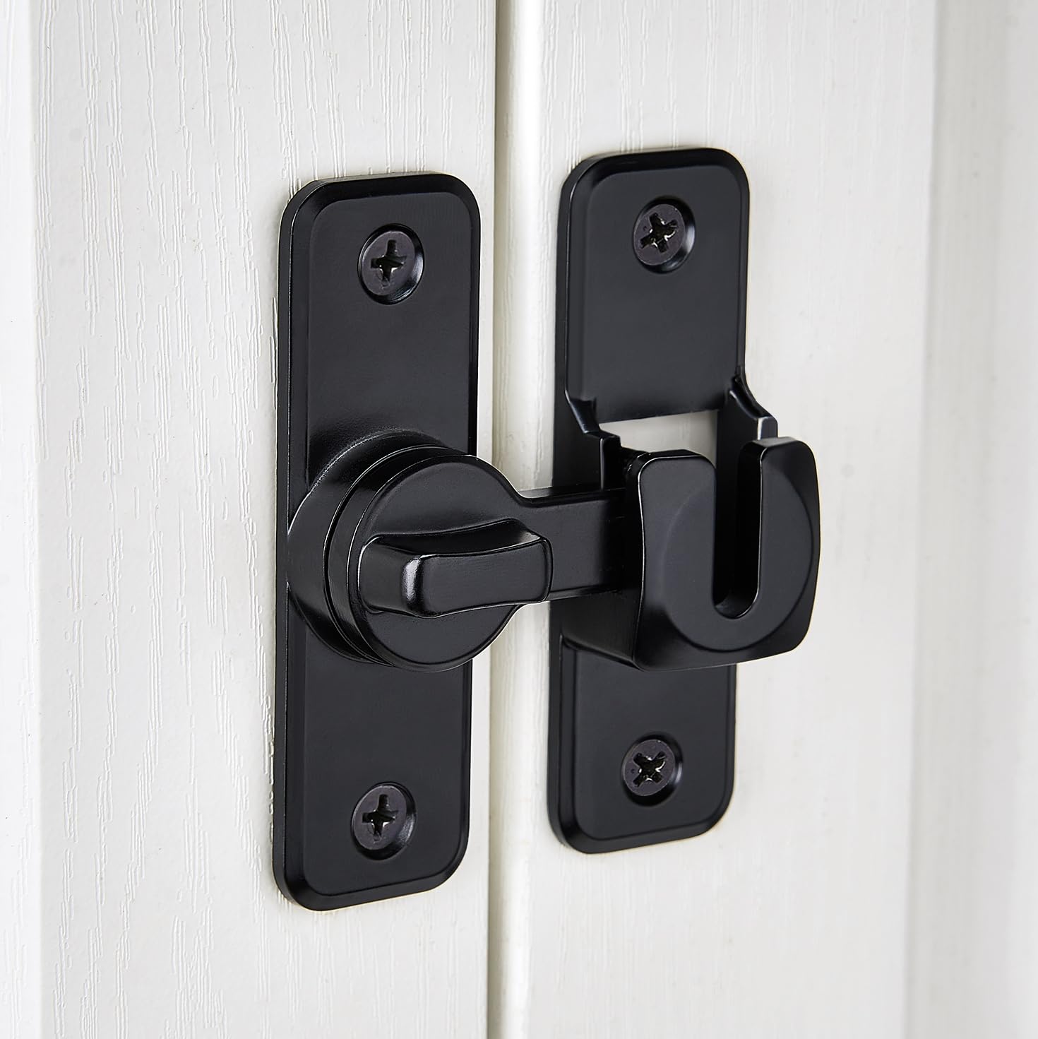 Snapklik.com : INIRET Black Enhanced Security Flip Latch Lock - Heavy ...