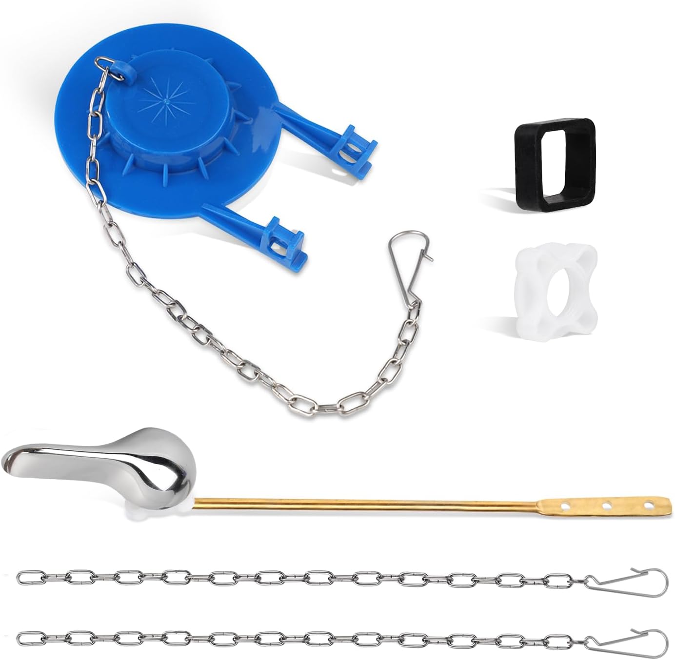 Universal Toilet Handle Replacement Kit, Side Mount Toilet Flush Handle ...