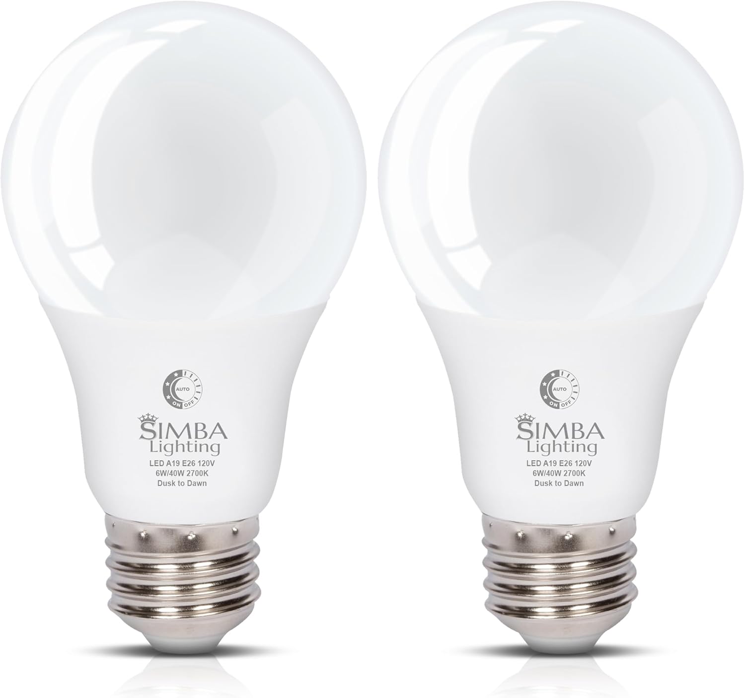 Simba Lighting LED Outdoor Light Bulbs with Photocell Sensor Dusk to ...
