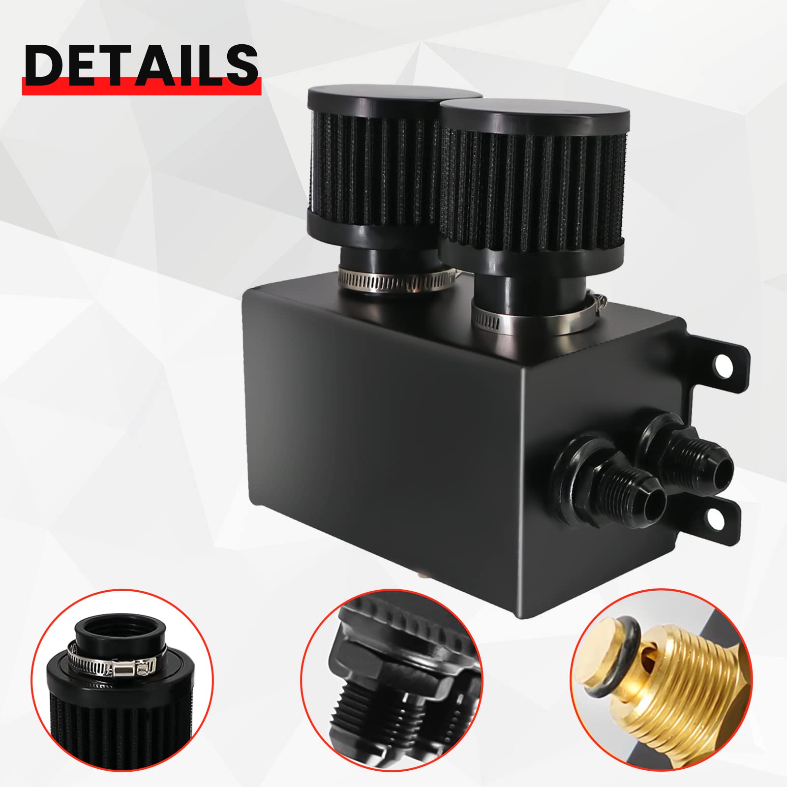 Snapklik.com : BOMLING 12L Universal AN10 Twin Baffle Dual Filter ...