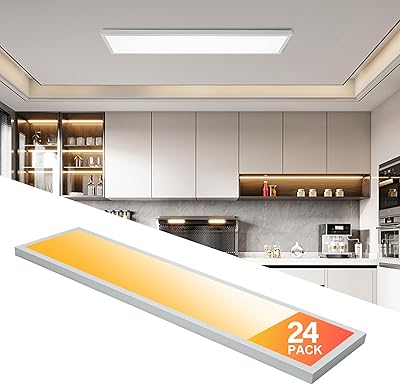 24-Pack 1x4 LED Flat Panel Light Surface Mount, Nepal | Ubuy