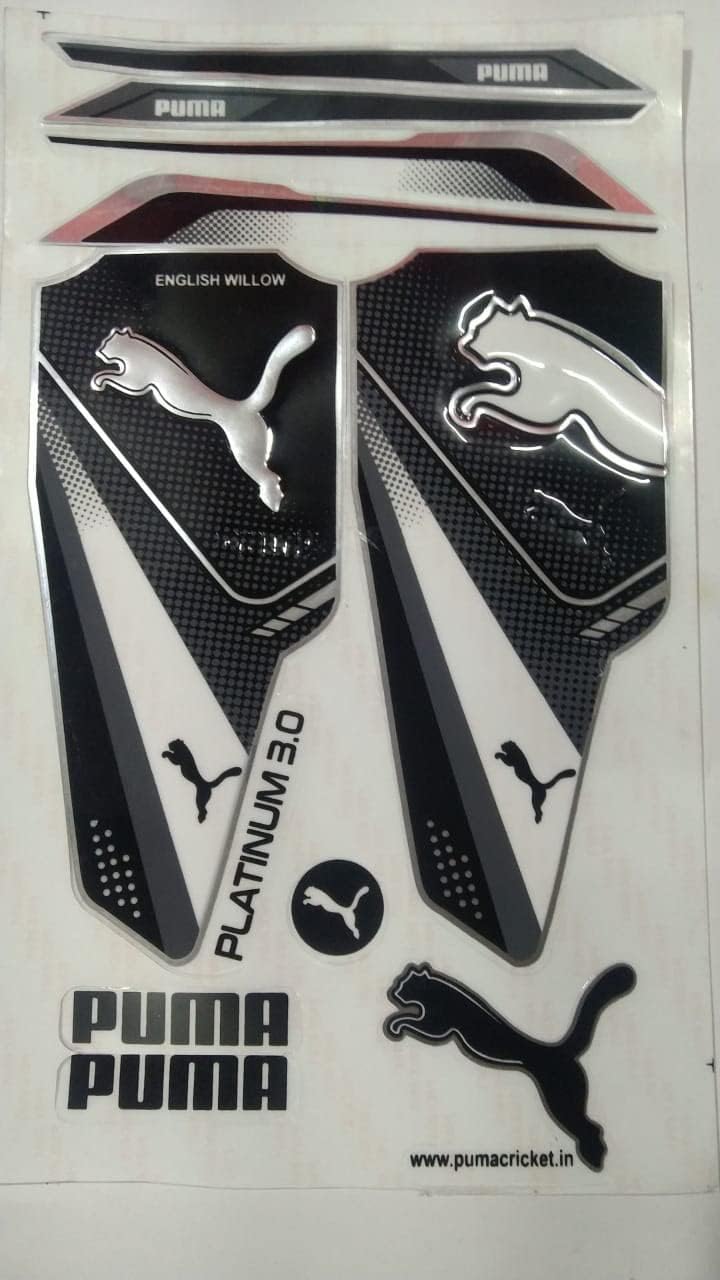 Buy 3D Embossed GoldWizardMRF Cricket bat Sticker Online at Low Prices ...