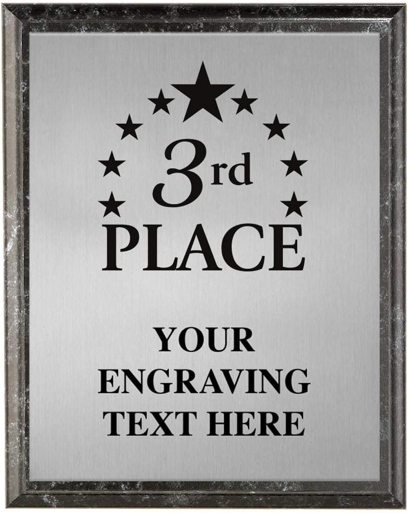 Amazon.com : Crown Awards Third Place Plaques, Personalized 3rd Place ...