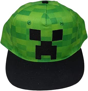 Minecraft Allover Print Creeper - Gorra para niños y jóvenes : Amazon ...