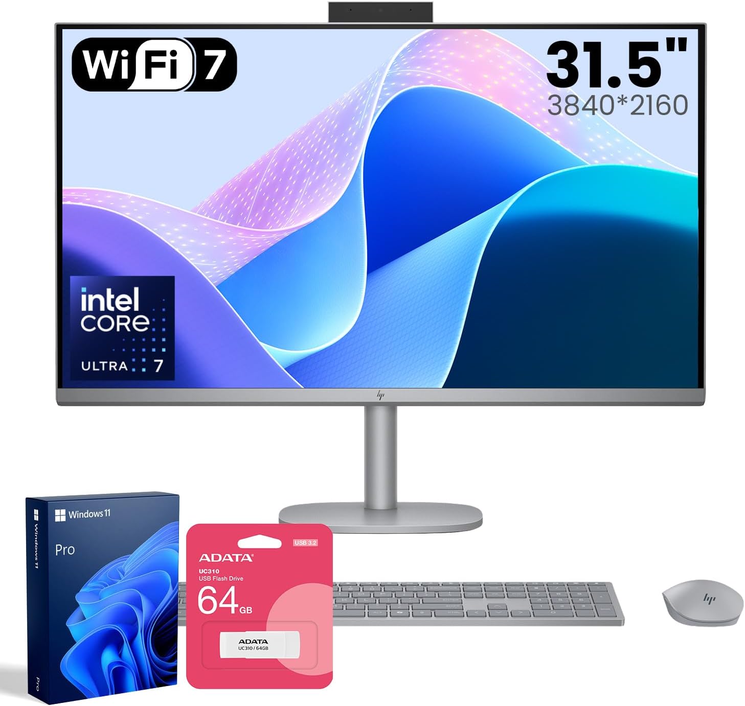 Amazon.com: HP OmniStudio X 32 Pro Business AI All-in-One, 31.5" UHD 4K ...