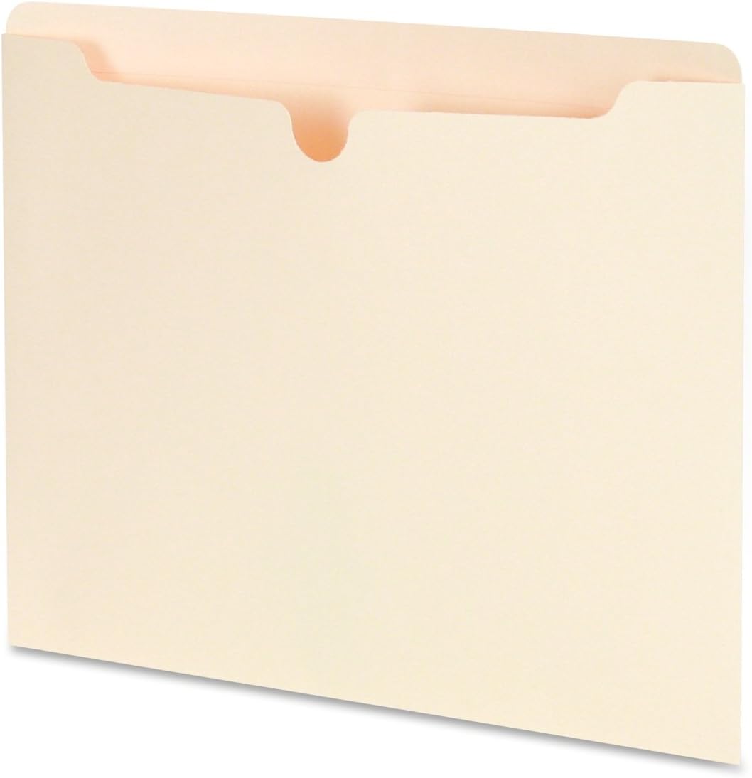 Amazon.com : S J Paper S11800 S J Paper Reinforced Top File Jackets ...