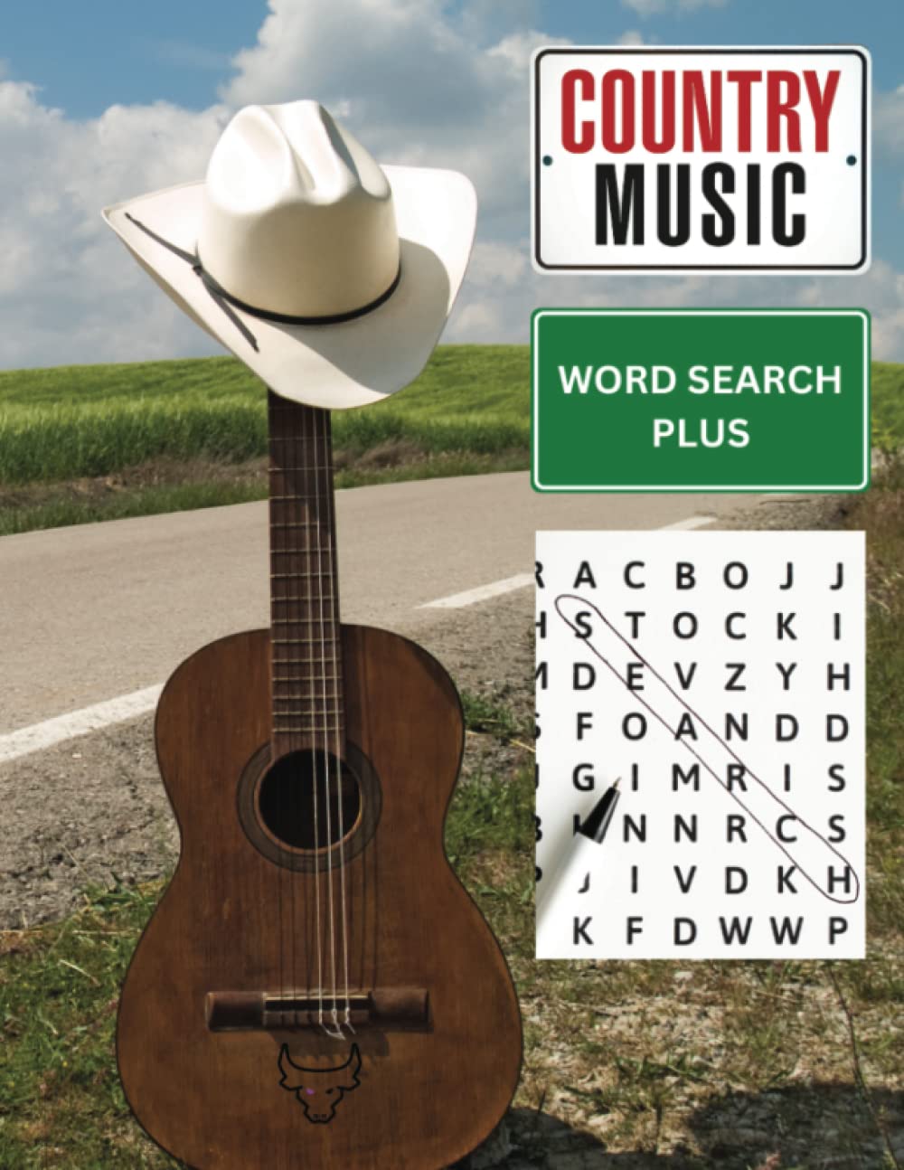Country Music Word Search Plus: Easy to Read Large Print Activity Book ...