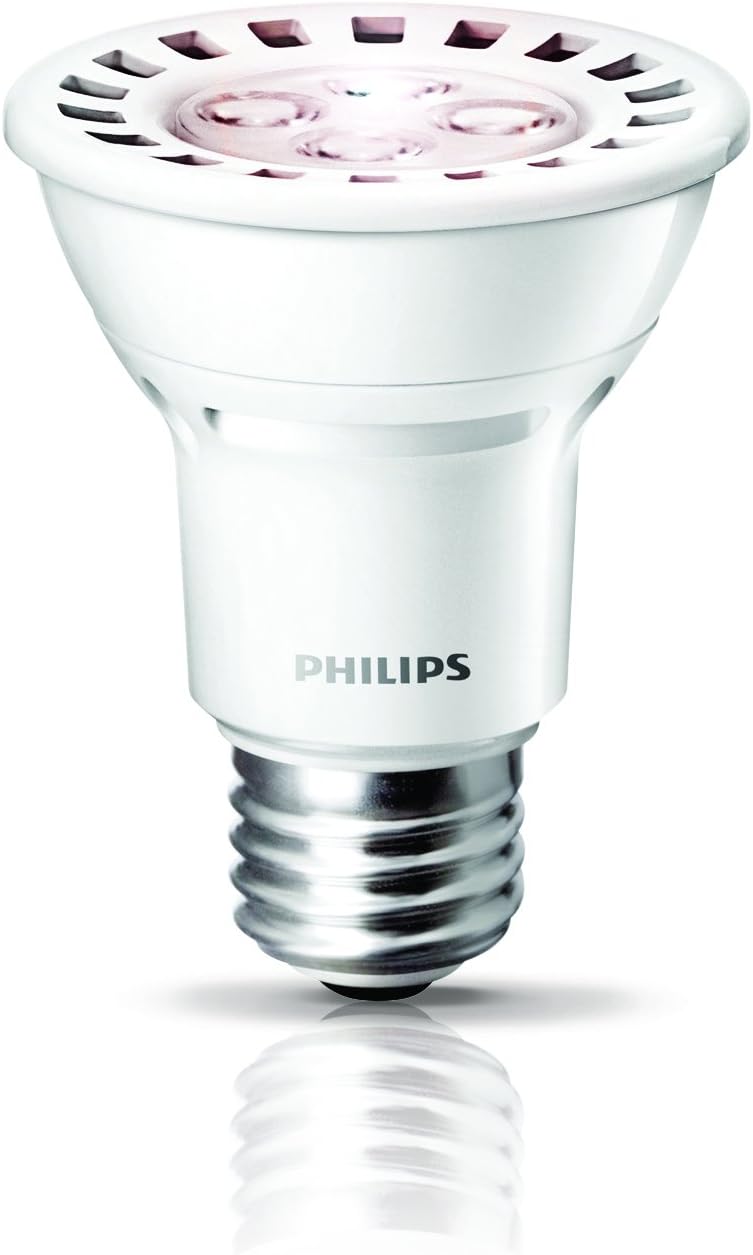 Philips 426171 8W LED PAR20 4000K 36-Degree Flood, Dimmable - Led ...
