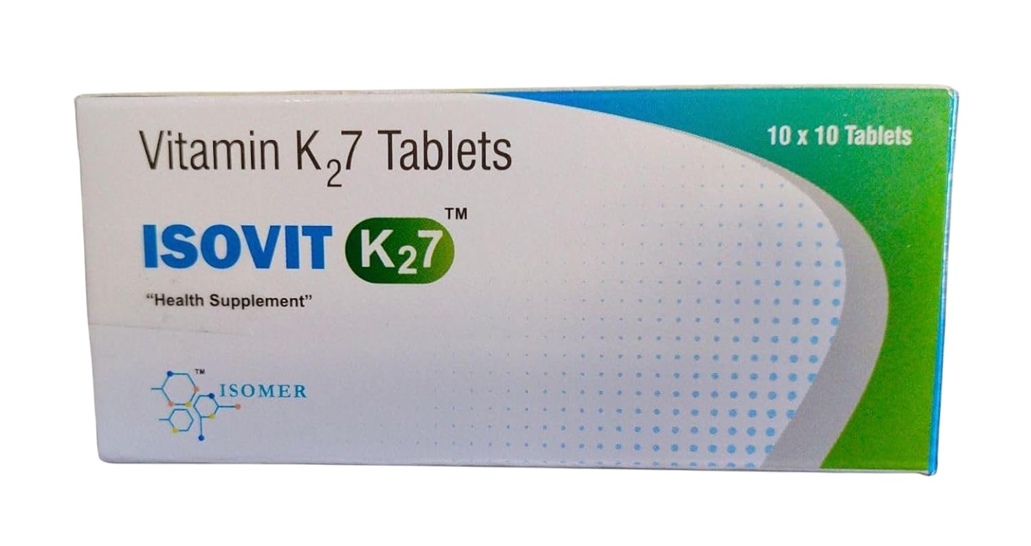 ISOVIT K27 -Vitamin K27-55 mcg Tablets, Health Supplement, 10 Tablets ...