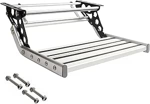 CHBMZ Camper Stairs, Electric Automatic/Manual Rv Steps, with Light ...