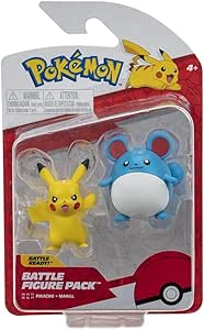 Pokemon Battle Figure Marill and Pikachu : Amazon.com.au: Toys & Games