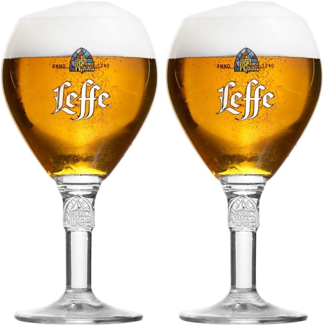 Leffe Glasses 33CL (Set of 2) : Amazon.co.uk: Home & Kitchen