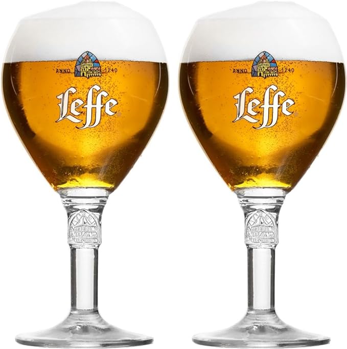 Leffe Glasses 33CL (Set of 2) : Amazon.co.uk: Home & Kitchen