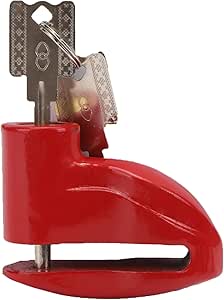 Amazon.com: Brake Disc Lock Wheel Disc Lock Portable Anti-Theft ...