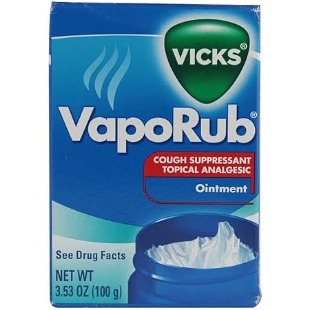 Amazon.com: Vicks VapoRub, Chest Rub Ointment, Relief from Cough, Cold ...