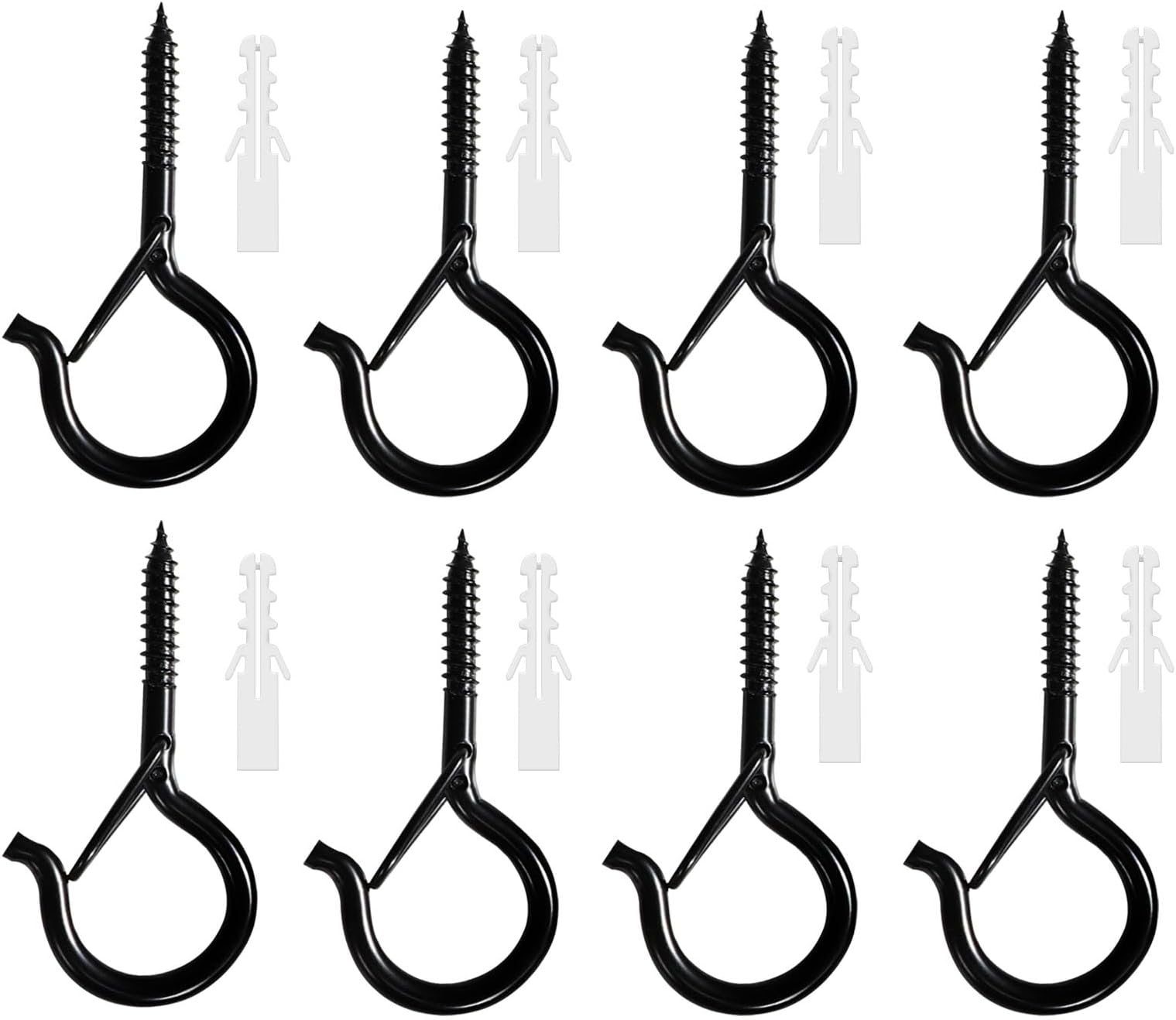 Amazon.com : TD Designs Utility Hook 4" Wrought Iron Black Heavy Duty ...