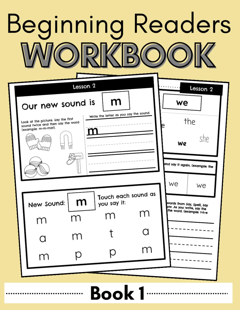 Beginning Readers Workbook Book 1: Struggling Readers Intervention ...