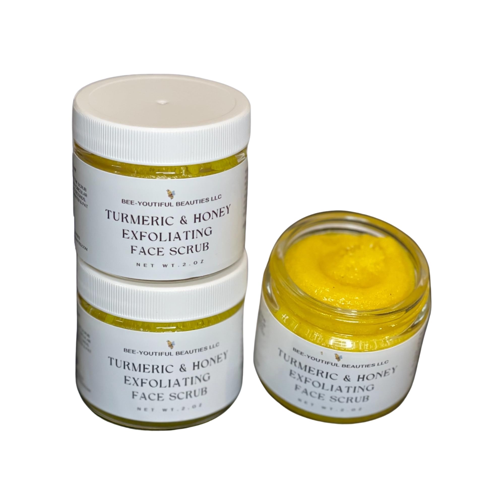 Amazon.com: Bee-Youtiful Beauties Turmeric & Honey Exfoliating Face ...