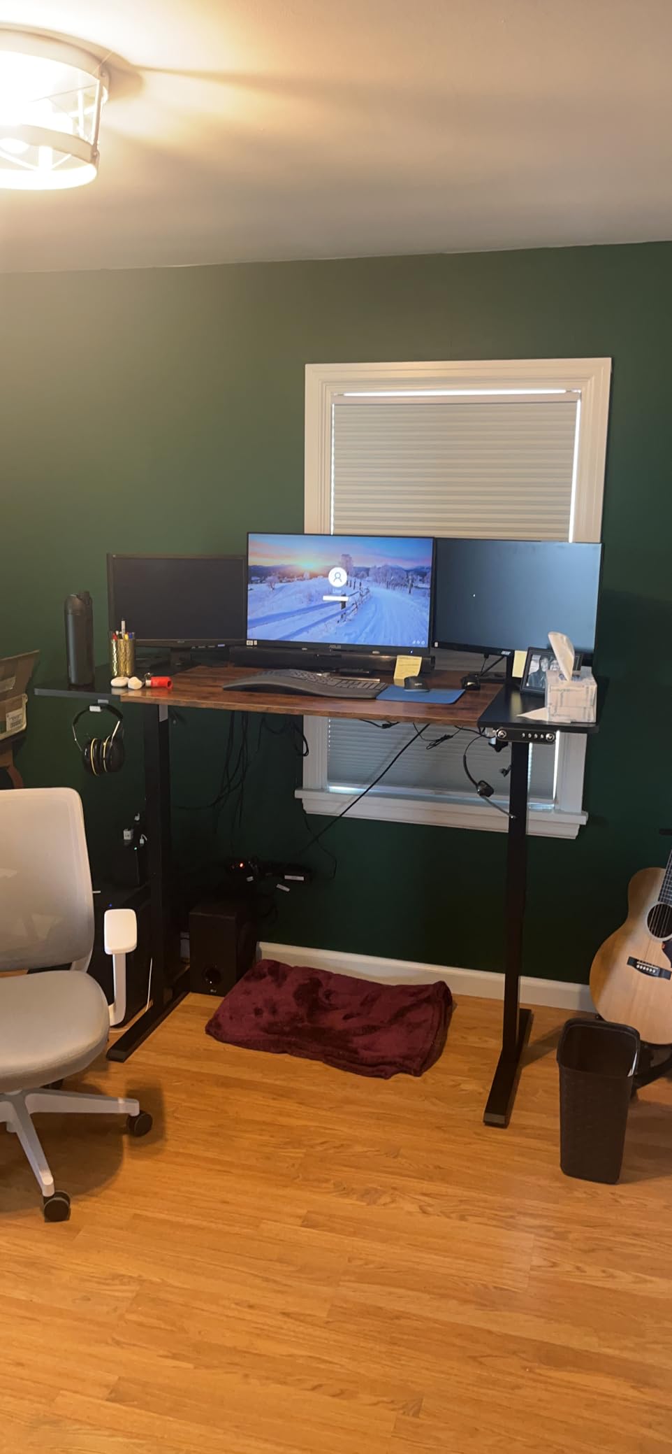 $32/mo - Finance BUNOEM L-Shaped 59" Height Adjustable Electric ...