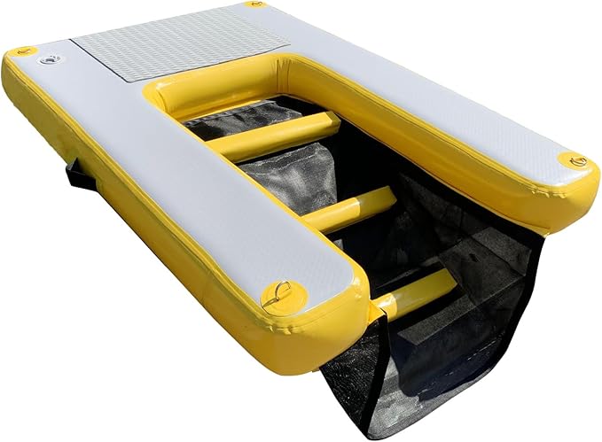 Amazon.com: Large Inflatable Water Ramp for Dogs Pup Plank Inflatable ...