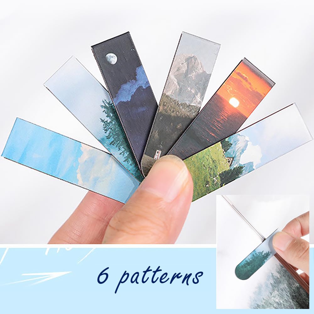 Snapklik.com : Magnetic Bookmarks Magnet Page Markers, 12 PCS Magnetic ...