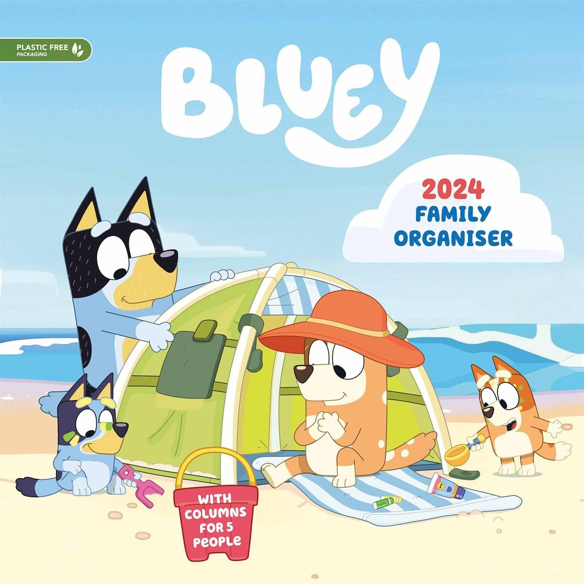 Bluey 2024 Family Calendar, Organiser, Monthly Planner, Plastic Free ...
