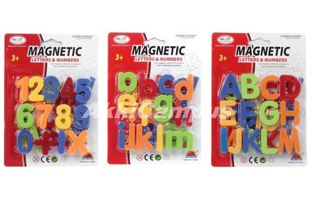 Buy Akki Campus Magnetic Letters Alphabets and Numbers Multi-Color for ...