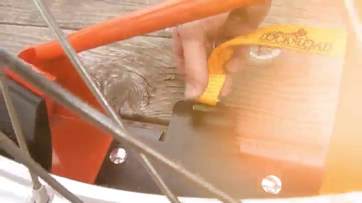 BK1000 Orange/Black Deluxe Motorcycle Wheel Chock Combo Kit Lock N Load ...