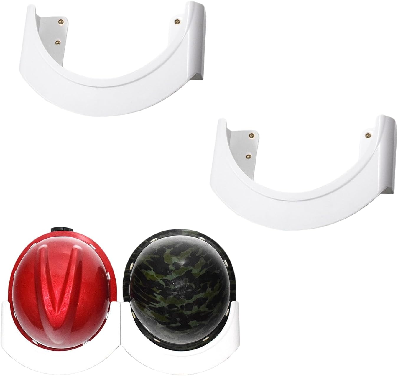 Amazon.com: Hard Hat Rack 2 Pcs, Hard Hat Storage Rack Hard Hat Helmet ...