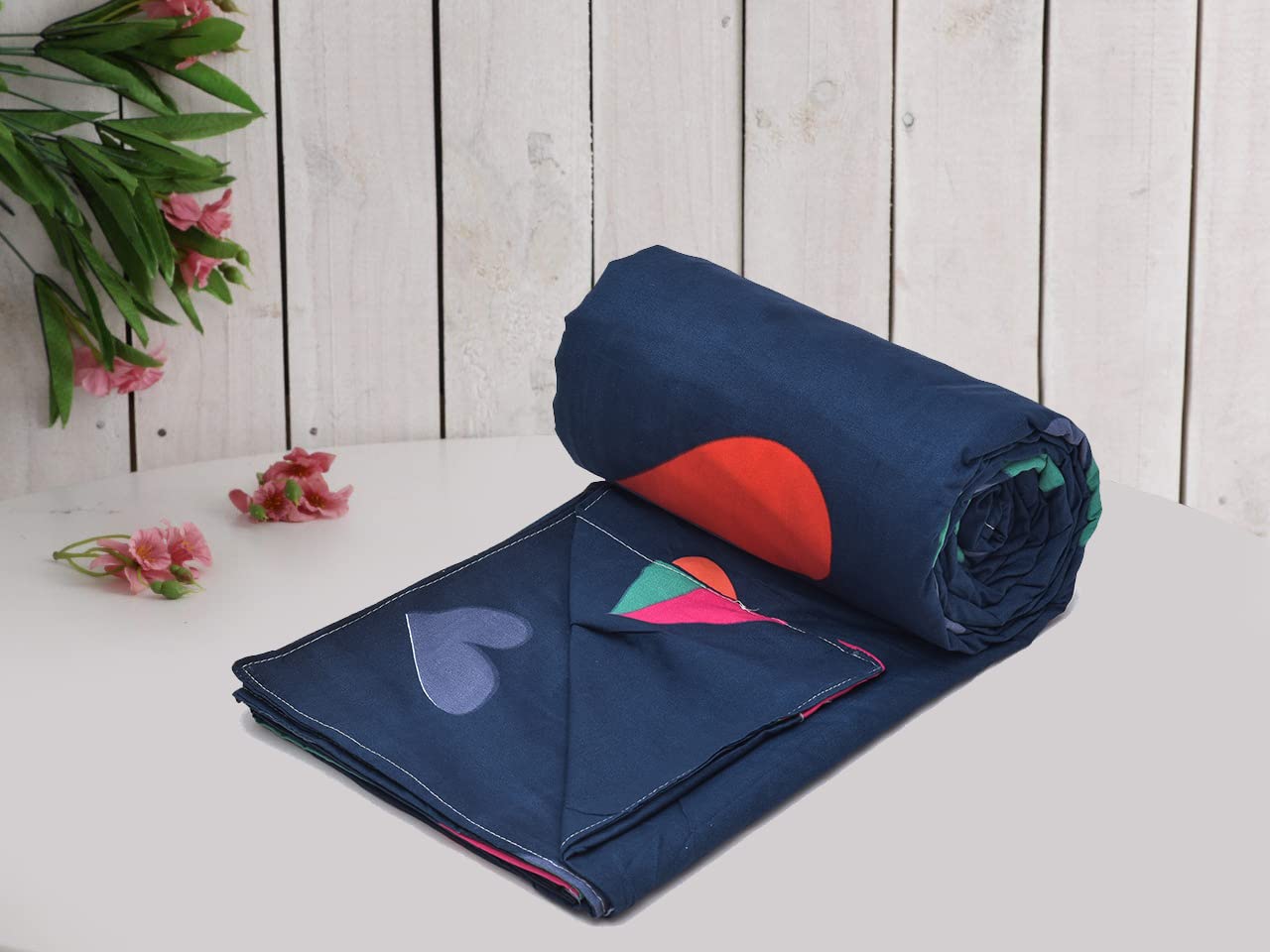 Buy RRC Super Soft Microfiber Cotton Double Duvet Cover/Comforter Cover ...