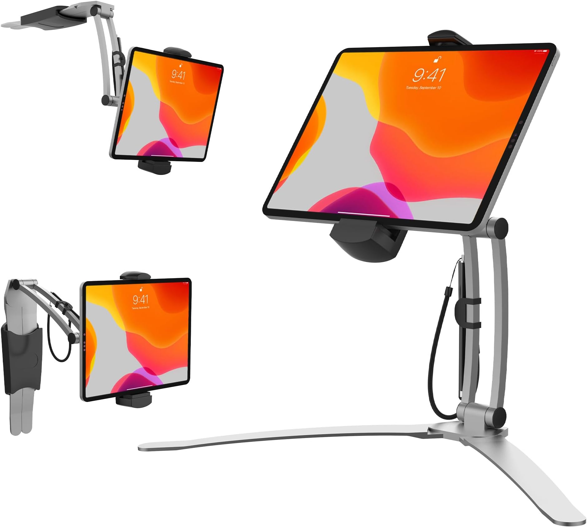 Amazon.com: Macally 2-in-1 Kitchen Tablet Holder & Wall Mount iPad ...