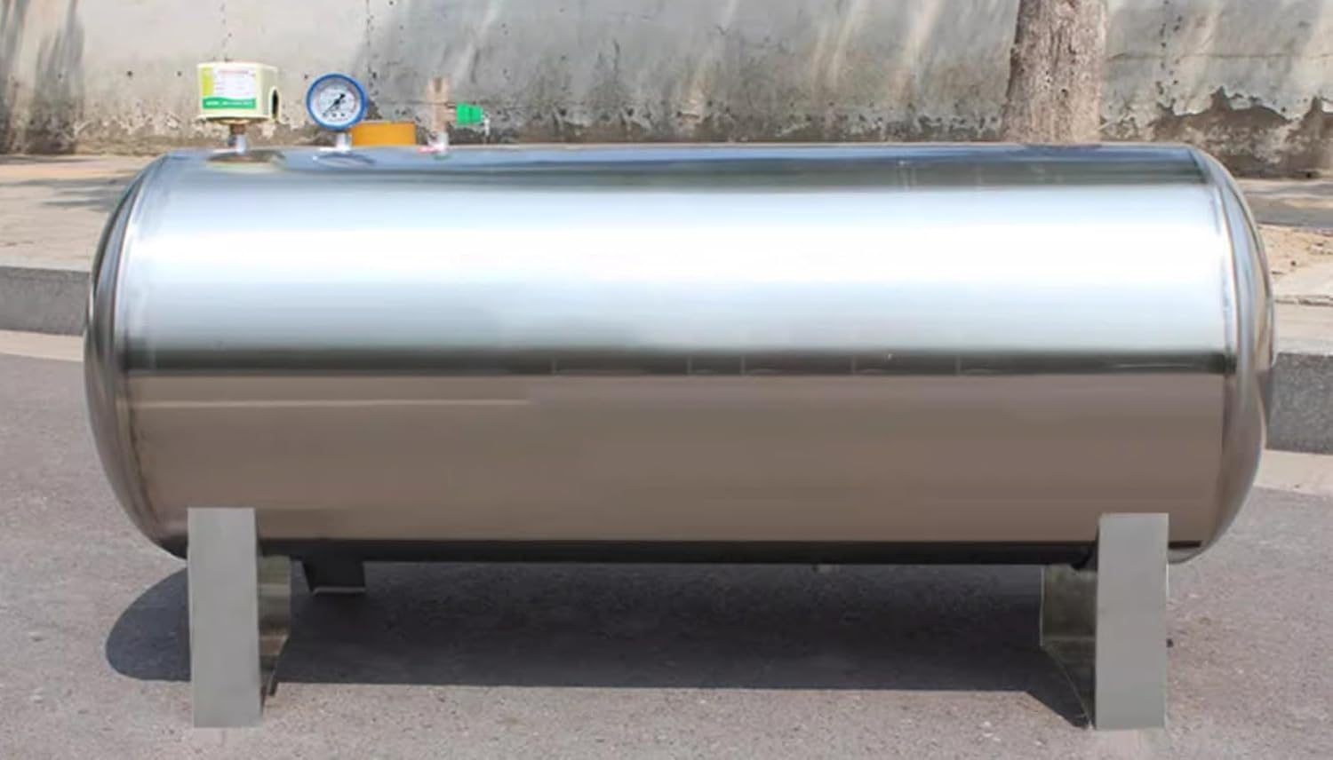 Amazon.com: Stainless Steel Pressure Tank Horizontal 100L 160L 200L ...