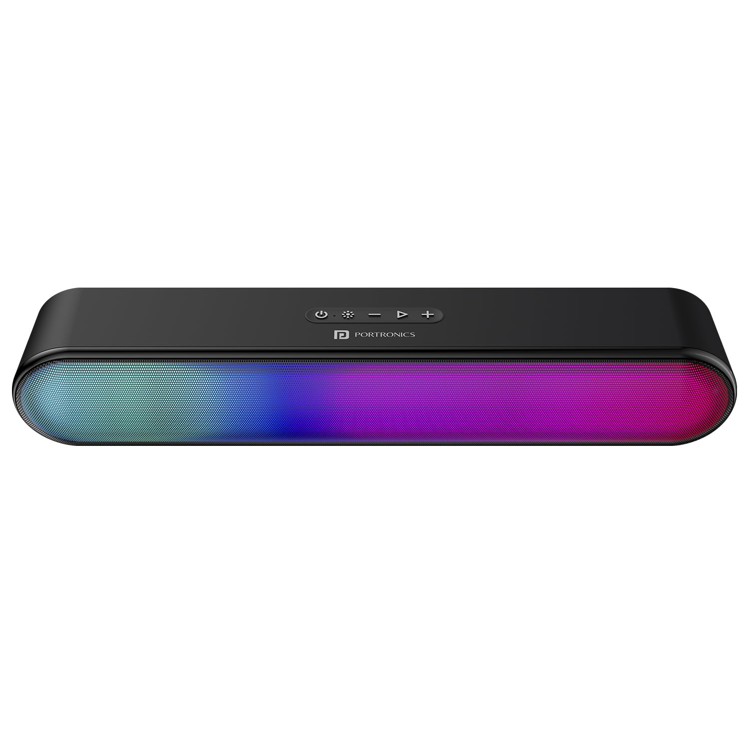 Portronics Decibel 23 16W Wireless Bluetooth Soundbar with LED Lights ...