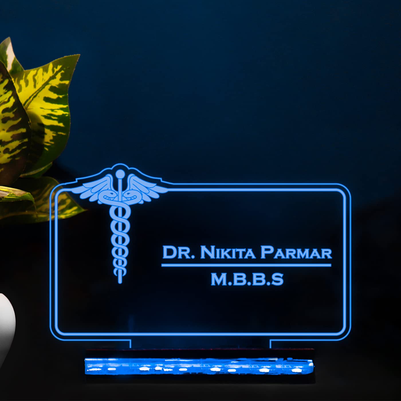Buy StarLaser Personalized 3D illusion doctor lamp with name and logo ...