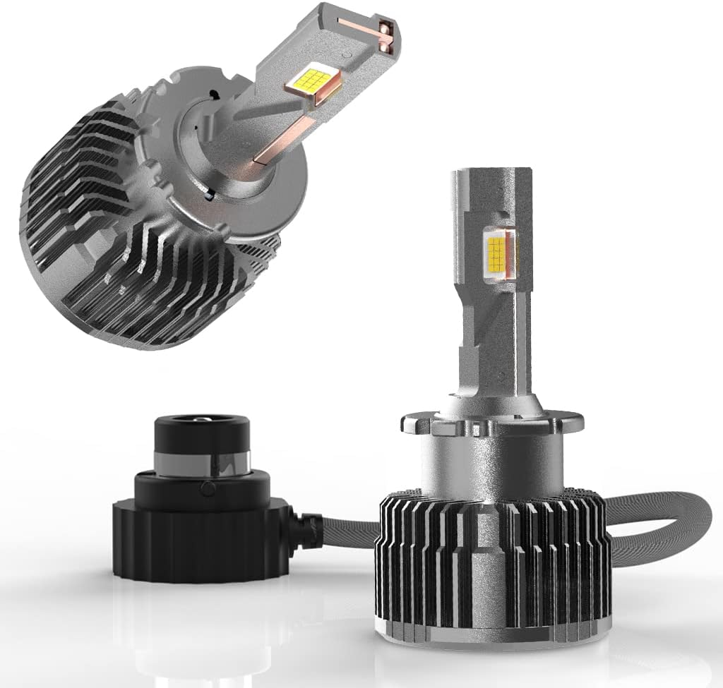 D2S D2R D2C LED Headlight Bulbs Conversion Kit Plug and play Double ...