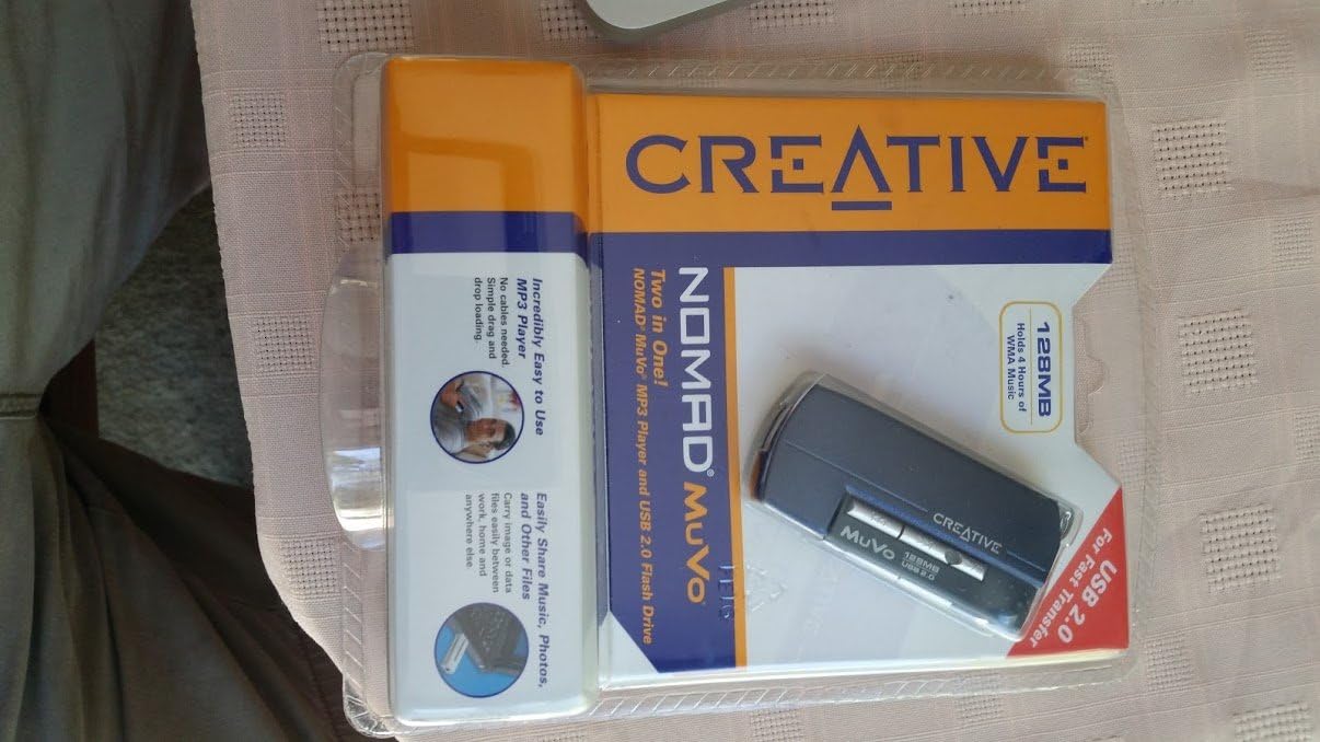 Amazon.com: Creative NOMAD MuVo MP3 Player and USB 2.0 Flash Drive 128 ...