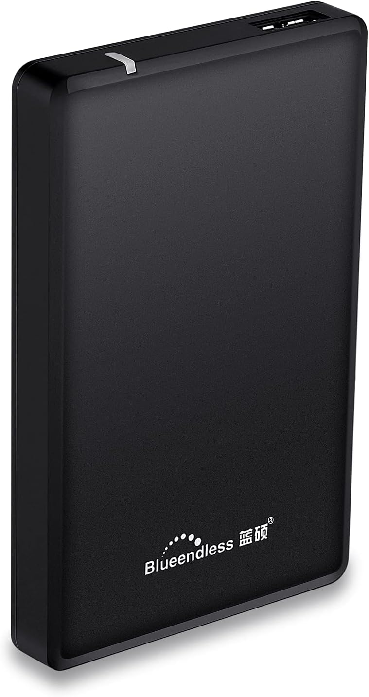 Blueendless Ultra Slim Portable External Hard Drive USB3.0 2.5" HDD ...