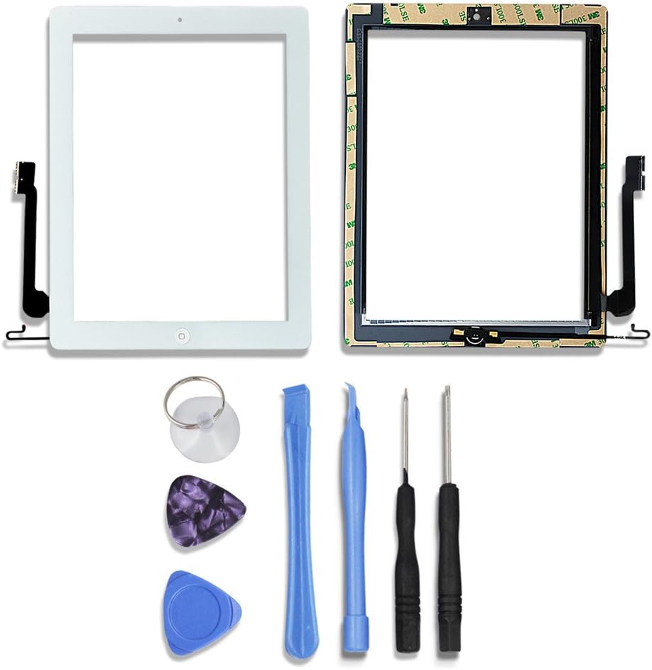 Amazon.com: Digitizer for Ipad 4 with Home Button,Tongyin Touch Screen ...