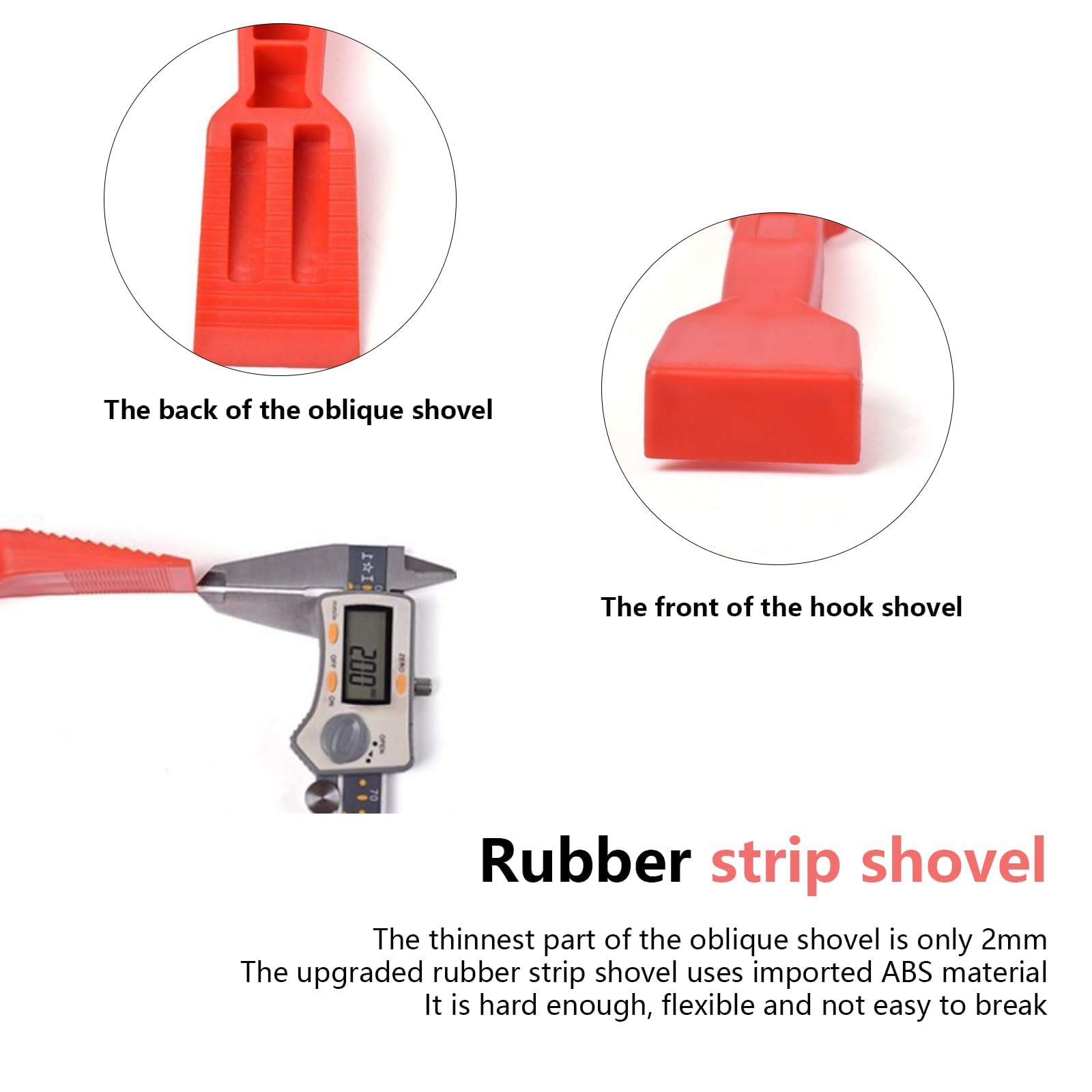 VZU 3PCS Window Glazing Tool Kit, Multi-Functions Glazing Tools Bundle ...