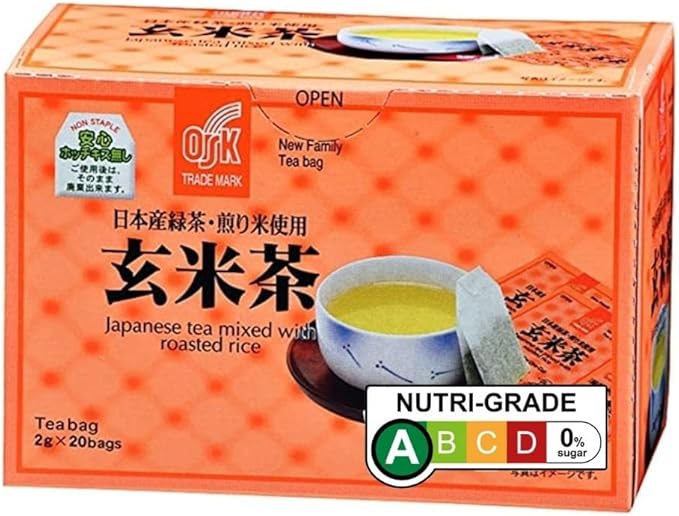 Amazon | OSK ニューファミリー 玄米茶 (2g×20P)×5個 | OSK | 日本茶 通販