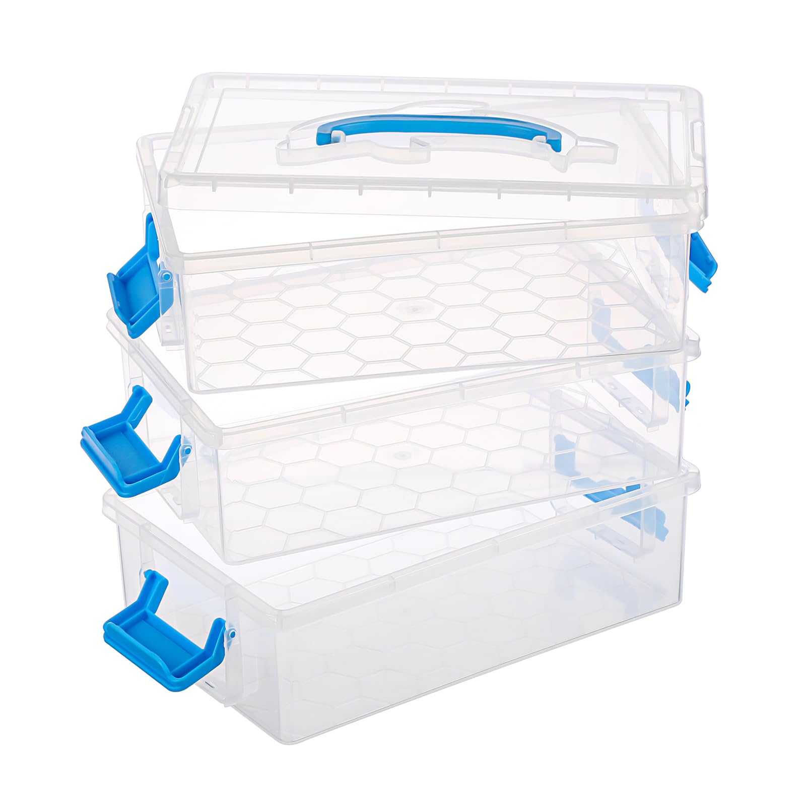 Snapklik.com : BTSKY 3 Layers Cute Dolphin Clear Plastic Pencil Box ...