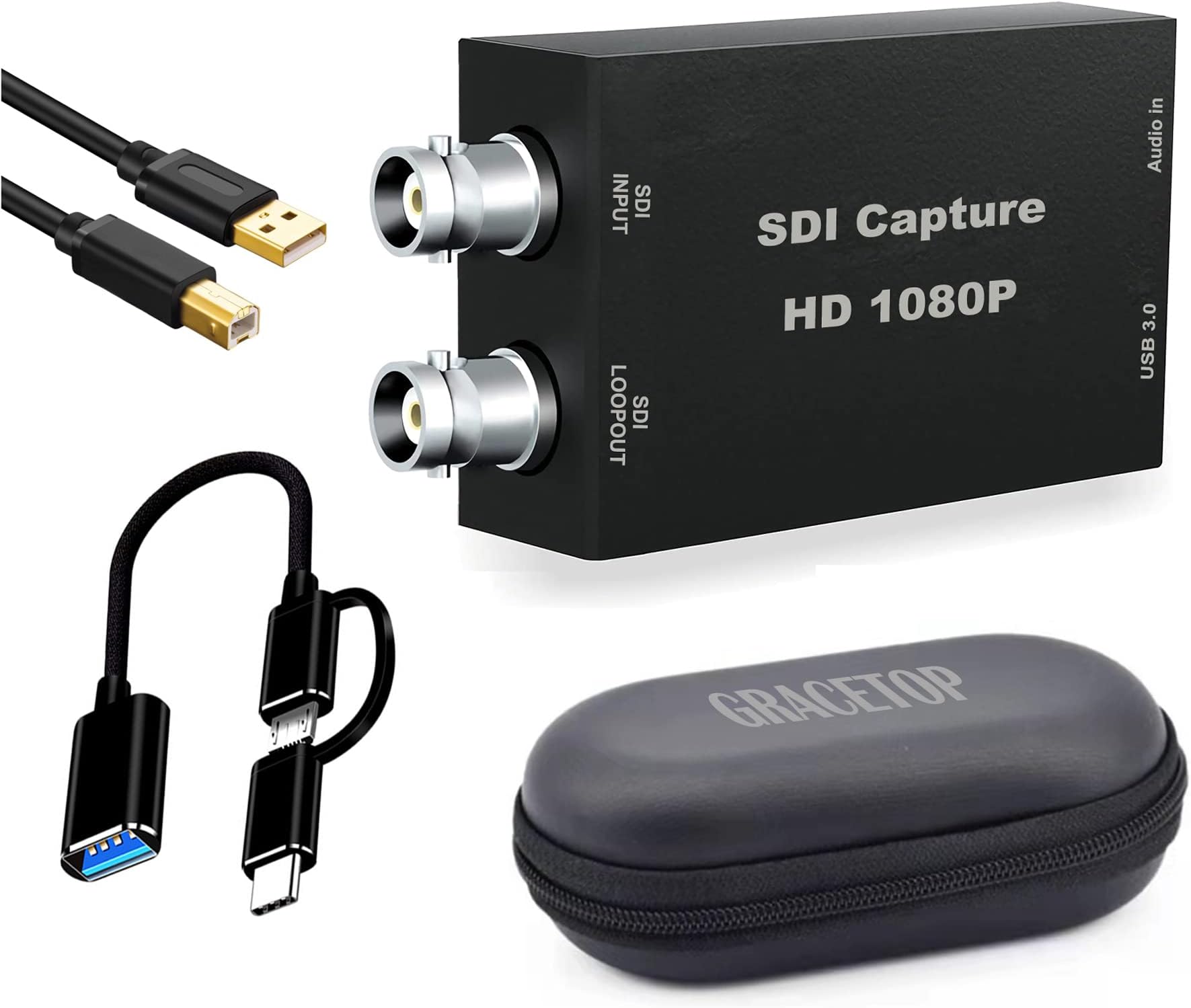 Amazon.com: SDI Capture Card with Loopout, 1080P SDI to USB 3.0 Video ...