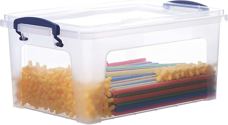 Amazon.com: plastic storage containers 12x12x6