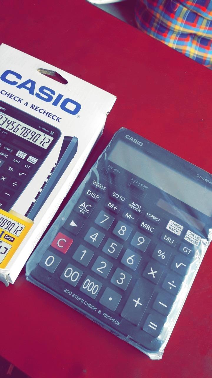 Casio DJ-120D Plus 300 Steps Check and Correct Desktop Calculator with ...