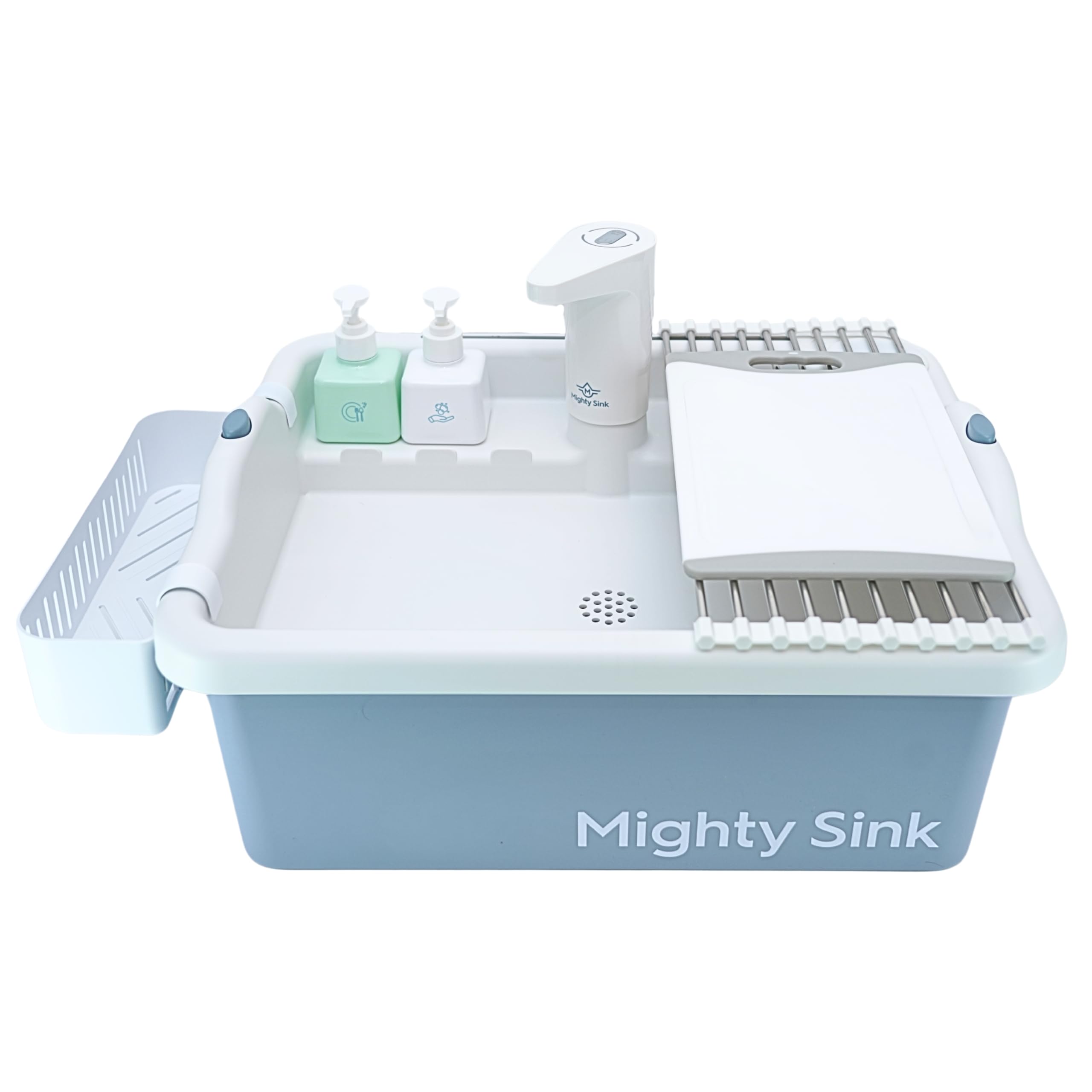 Mighty Sink Portable Sink: Patented Design, Electronic Faucet, 2-Gallon ...