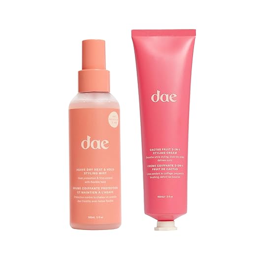 Amazon.com: DAE Agave Dry Heat & Hold Styling Mist & Cactus Fruit 3-1 ...