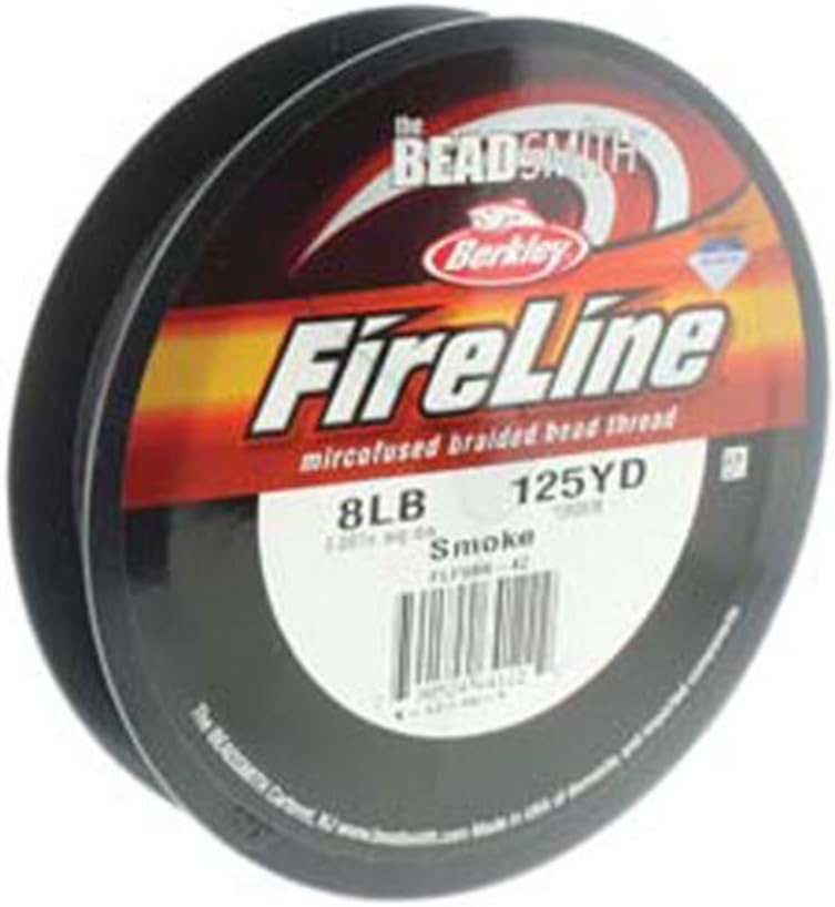 Amazon.com: Beadsmith FIRELINE Beading Thread Crystal/Smoke 4LB 6LB 8LB ...