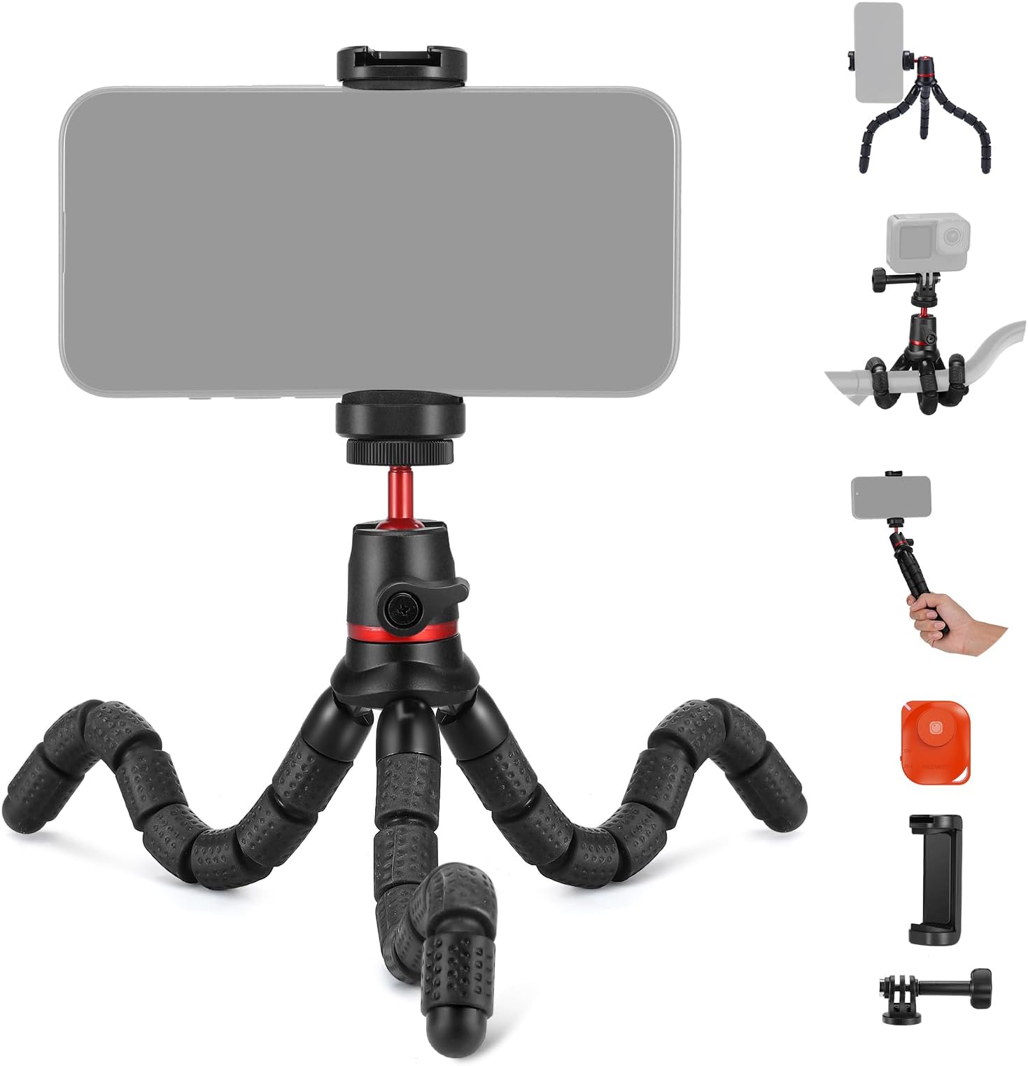 Amazon.com: NEEWER Mini Flexible Tripod for iPhone & Camera with Remote ...