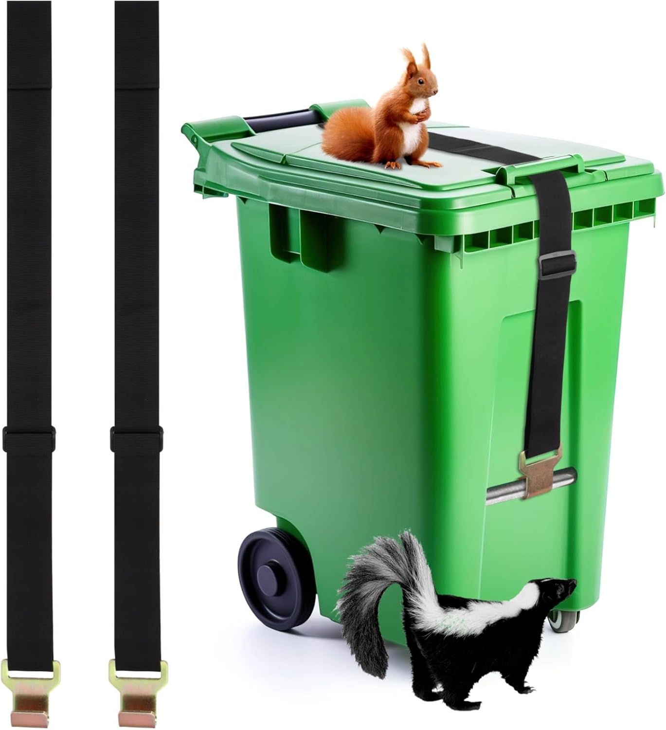 Amazon.com: 2 PCS Trash Can Locks, Universal Garbage Can Lid Lock ...